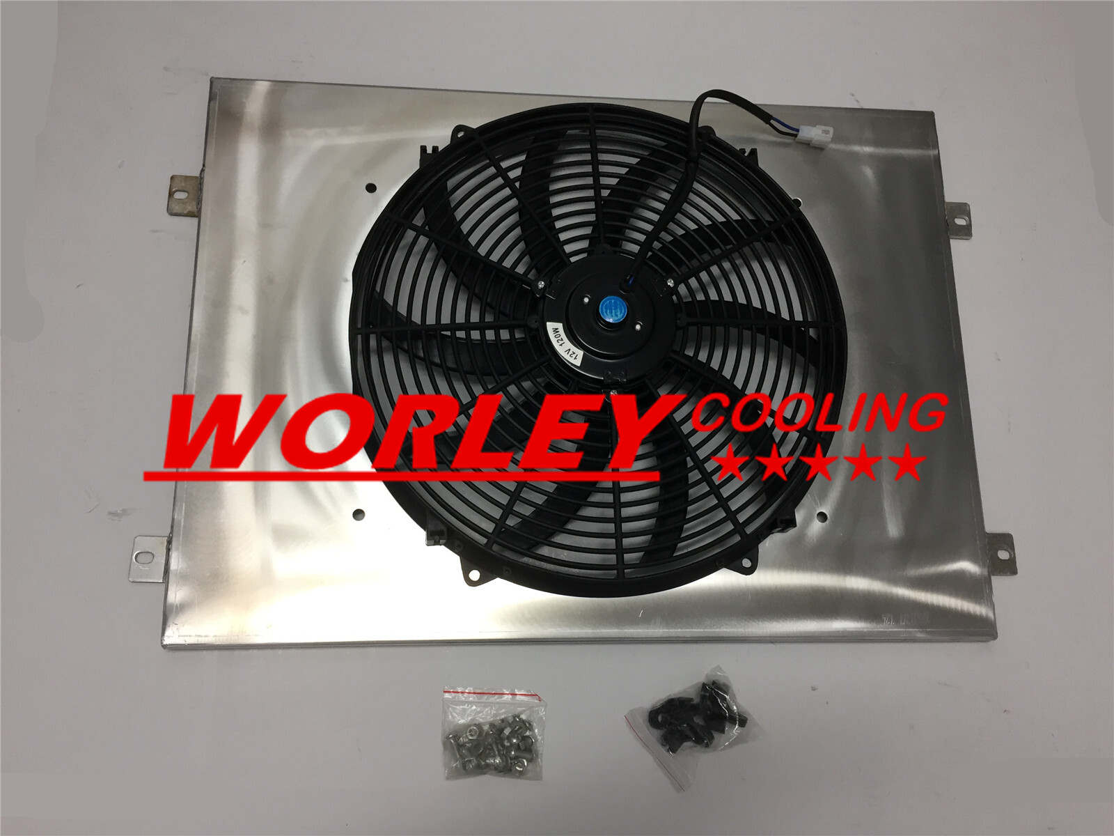 VIC-FOR FORD F100 F250 F350 V8 67-81 Bronco Aluminum Shroud & Fan 67 68 ...