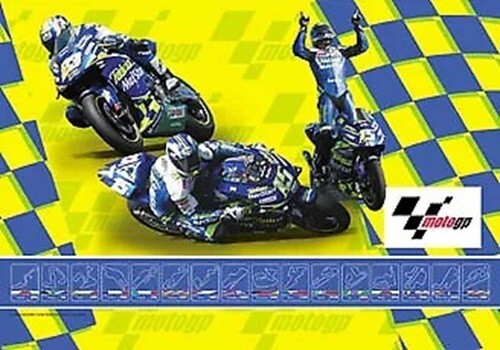 Open Box MotoGP Official Merchandise Telefonica Track Flag 67x100cm | eBay
