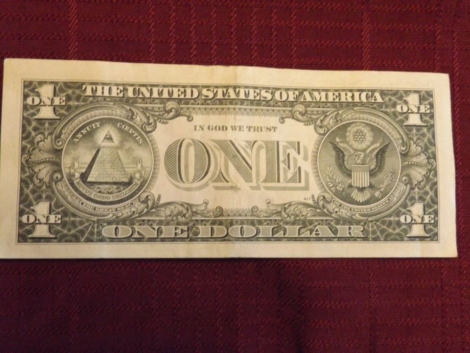 OLD RARE SERIES 1981 $1 ONE DOLLAR BILL - SERIAL NUMBER K 63038047 D | eBay