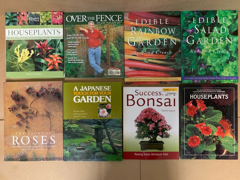 Lot of 10 Gardening Landscape Growing Trees Plant Fruit Flower Books ...