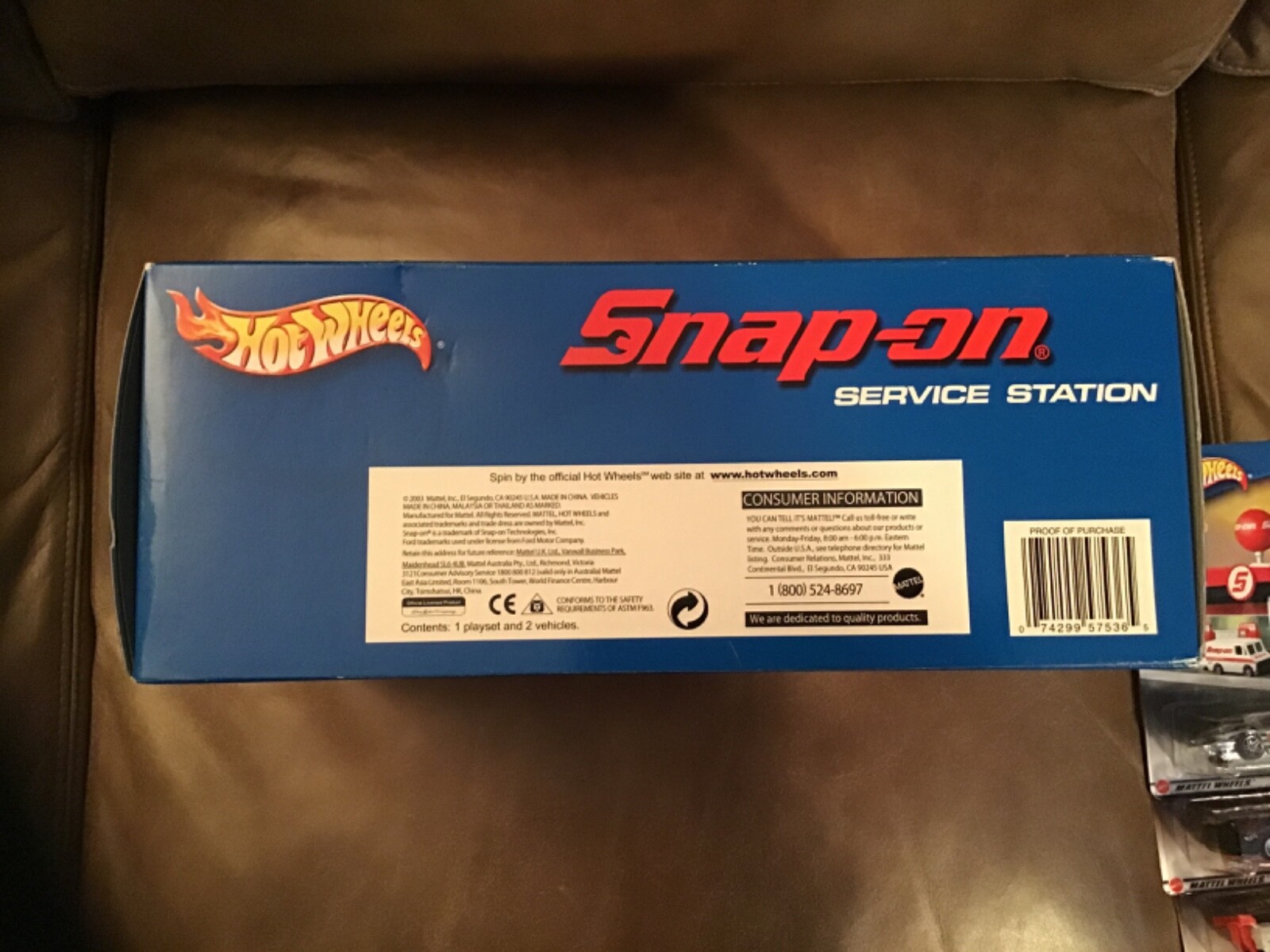 2003 Hot Wheels Snap On Service Station Set 57536 NIB w 4 New Sealed ...