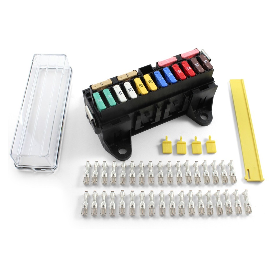 Fuse Box 16 Way for Standard Blade Fuses ATO Holder / Block 12v / 24v ...