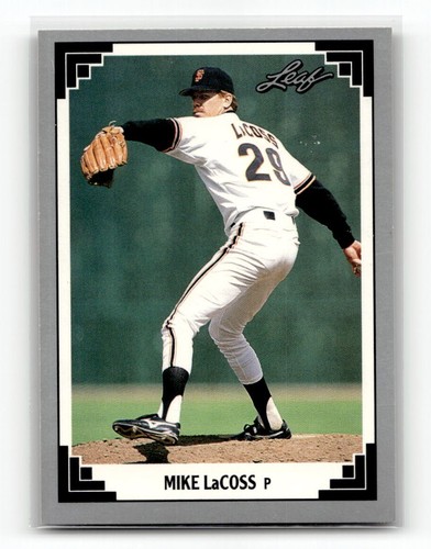 1991 Leaf Mike LaCoss San Francisco Giants #309 BASEBALL | eBay