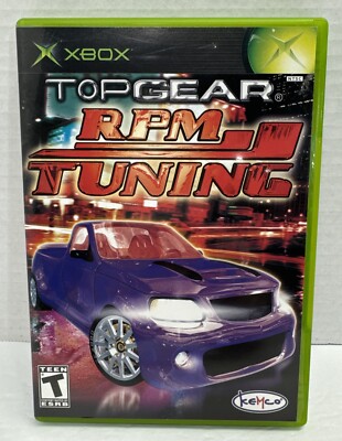 Top Gear: RPM Tuning (Microsoft Xbox, 2005) COMPLETE WITH MANUAL TESTED ...