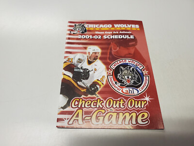 JS15 Chicago Wolves 2001/02 Minor Hockey Pocket Schedule - Coca Cola | eBay