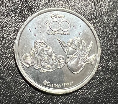 Disney 100 Years of Wonder Medallion Coins Collection Nemo and Dory | eBay