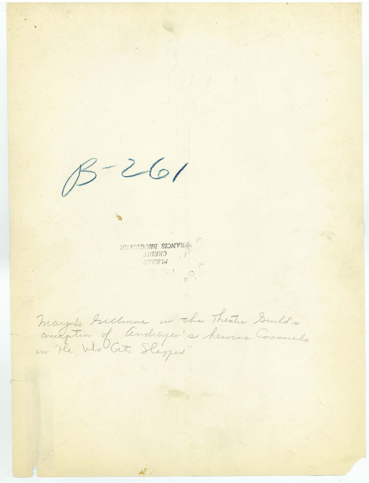 MARGOLO GILLMORE He Who Gets Slapped Orig 1922 Oversize Photo | eBay