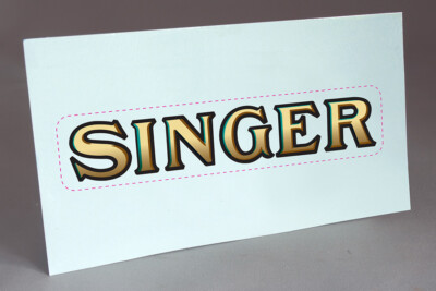 Storage & Display - Decals For Antique Singer 66 Sewing