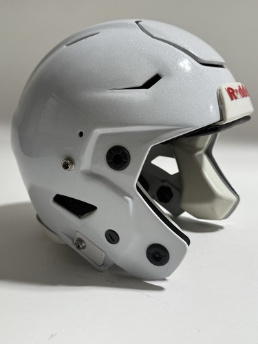 RIDDELL SPEED FLEX WHITE SILVER FLAKE TROPHY FOOTBALL HELMET SIZE ADULT ...