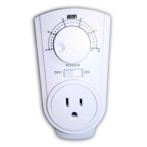 Non-Programmable Furnace Thermostat Plug-In Analogue Dial System ...