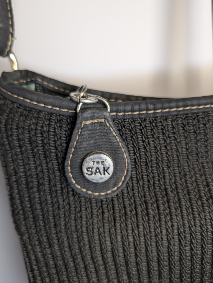 The Sak Purse Modern Classic Style 4521 BOHO ST Black Knit Sweater Like ...