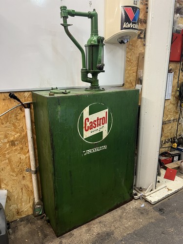 Castrol Vintage Oil Dispenser Tank And Pump | eBay UK