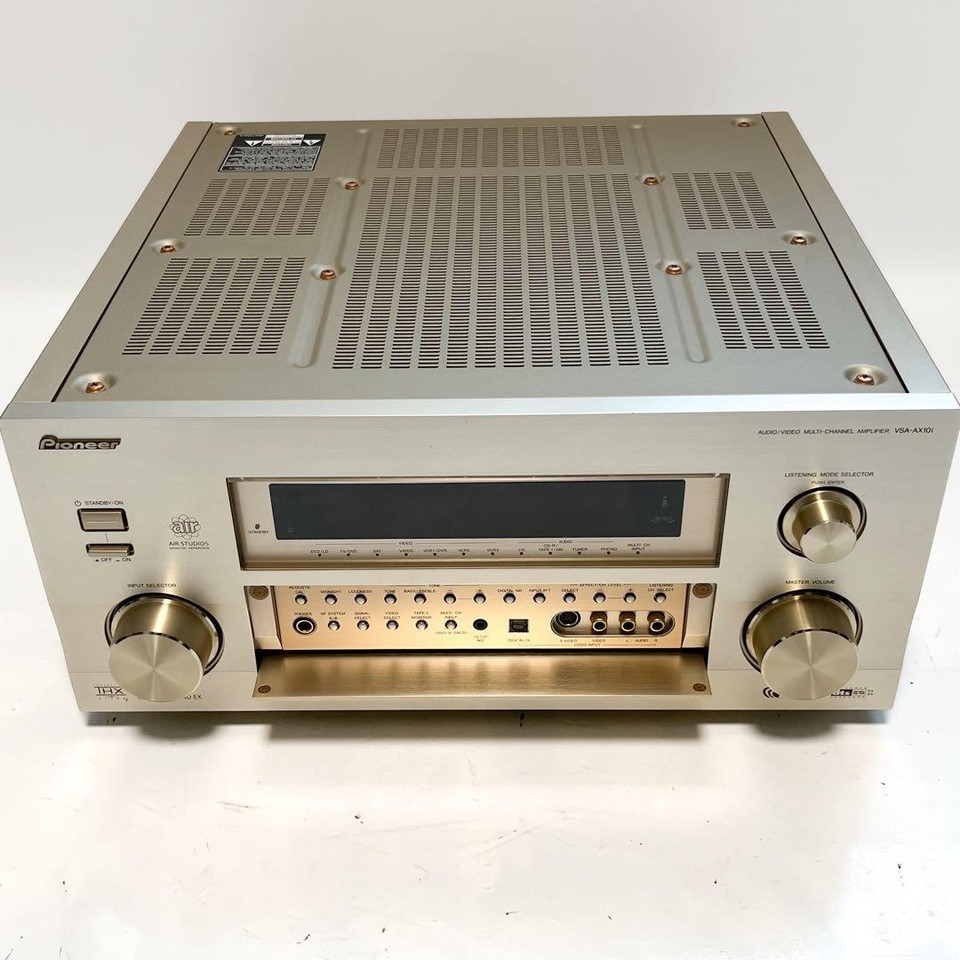 Pioneer Vsa-ax10i Av Amplifier Manual Remote Home Theater Receiver ...