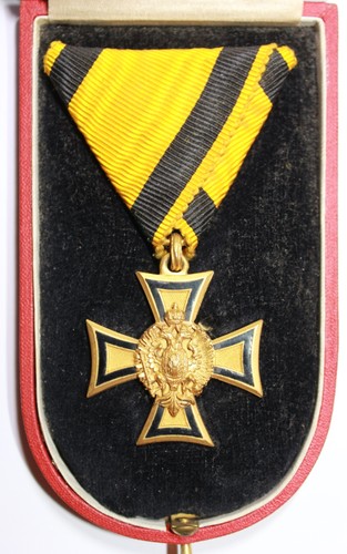 AUSTRIA HUNGARY: Officers' 40 Years Long Service Cross (1890-1918) WW1 ...