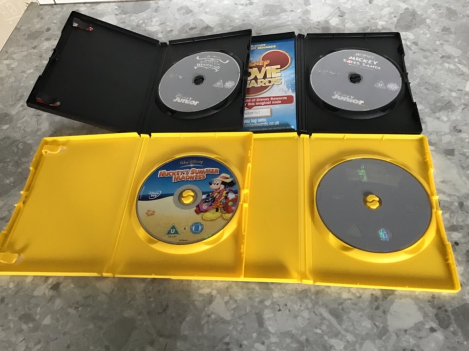 Mickey Mouse 3 Clubhouse DVDs & Mickey’s Summer Madness DVD. Disney ...
