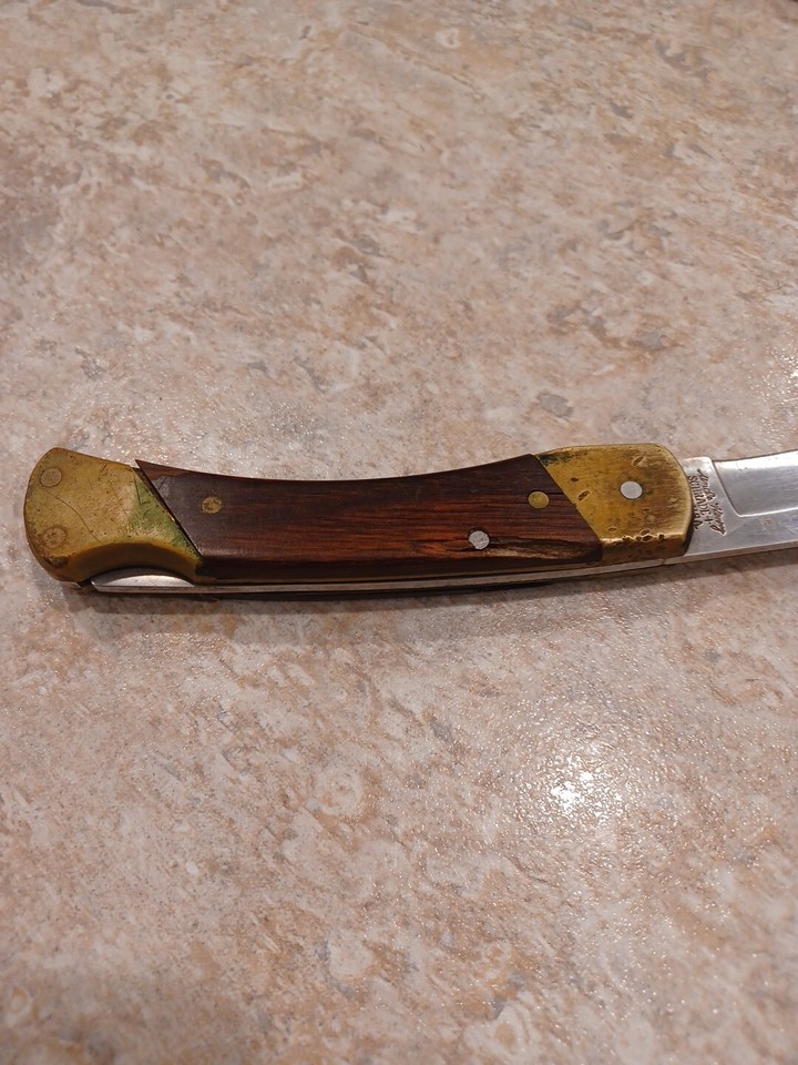 Vintage Uncle Henry Schrade LB7 Folding Knife with LeatherCase - USA | eBay