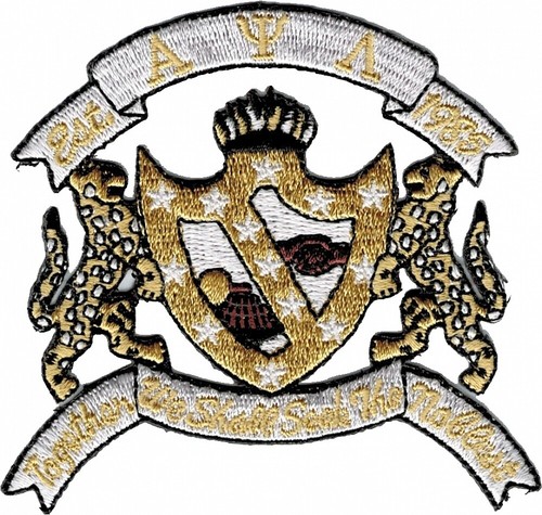 Alpha Psi Lambda Shield Iron-On Patch [White - 2.875"] | eBay