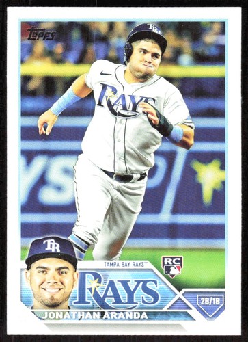 2023 7285B Topps Jonathan Aranda Rookie Tampa Bay Rays #154 | eBay