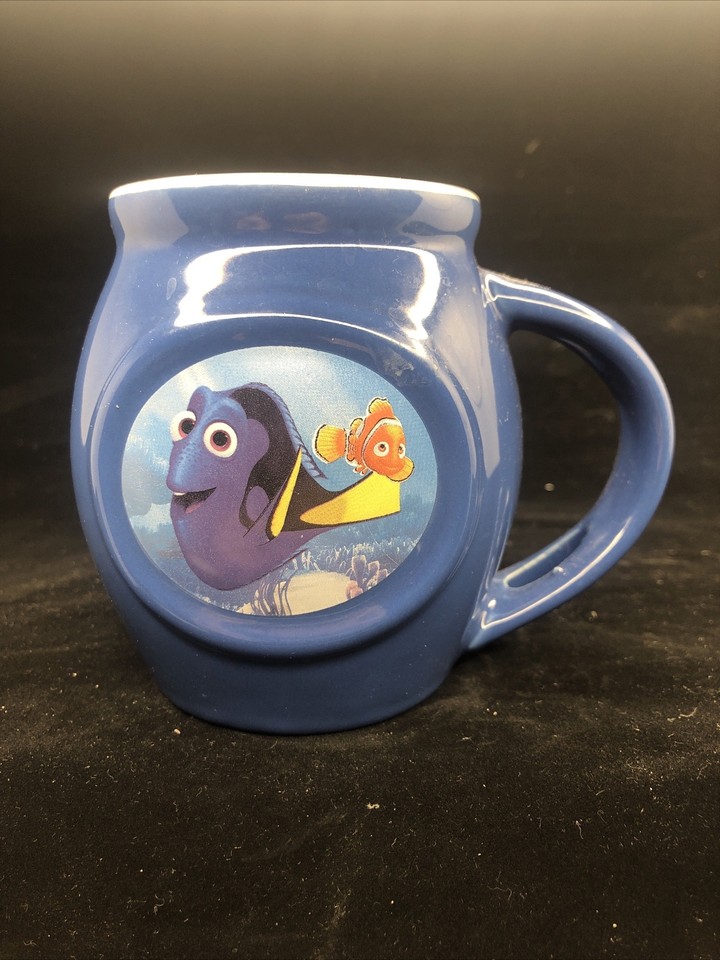 Disney Pixar Dory Coffee Mug Cup Finding Dory 2016 Blue Finding Nemo ...