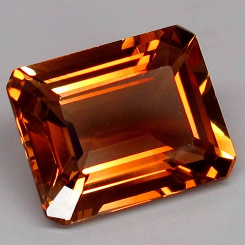ALLURING! 3.75ct.Rich AAA Apricot Peach Imperial topaz Brazil Octagon ...