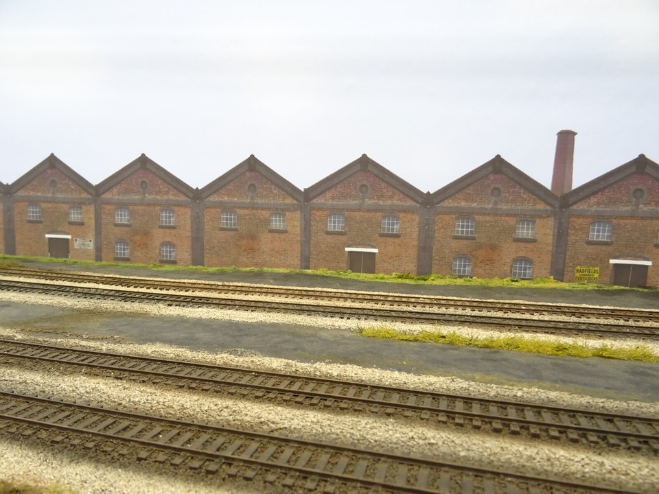MODEL TOWN BACKSCENES OO GAUGE FACTORYWAREHOUSE BUILDING PACK B (MT0073 ...