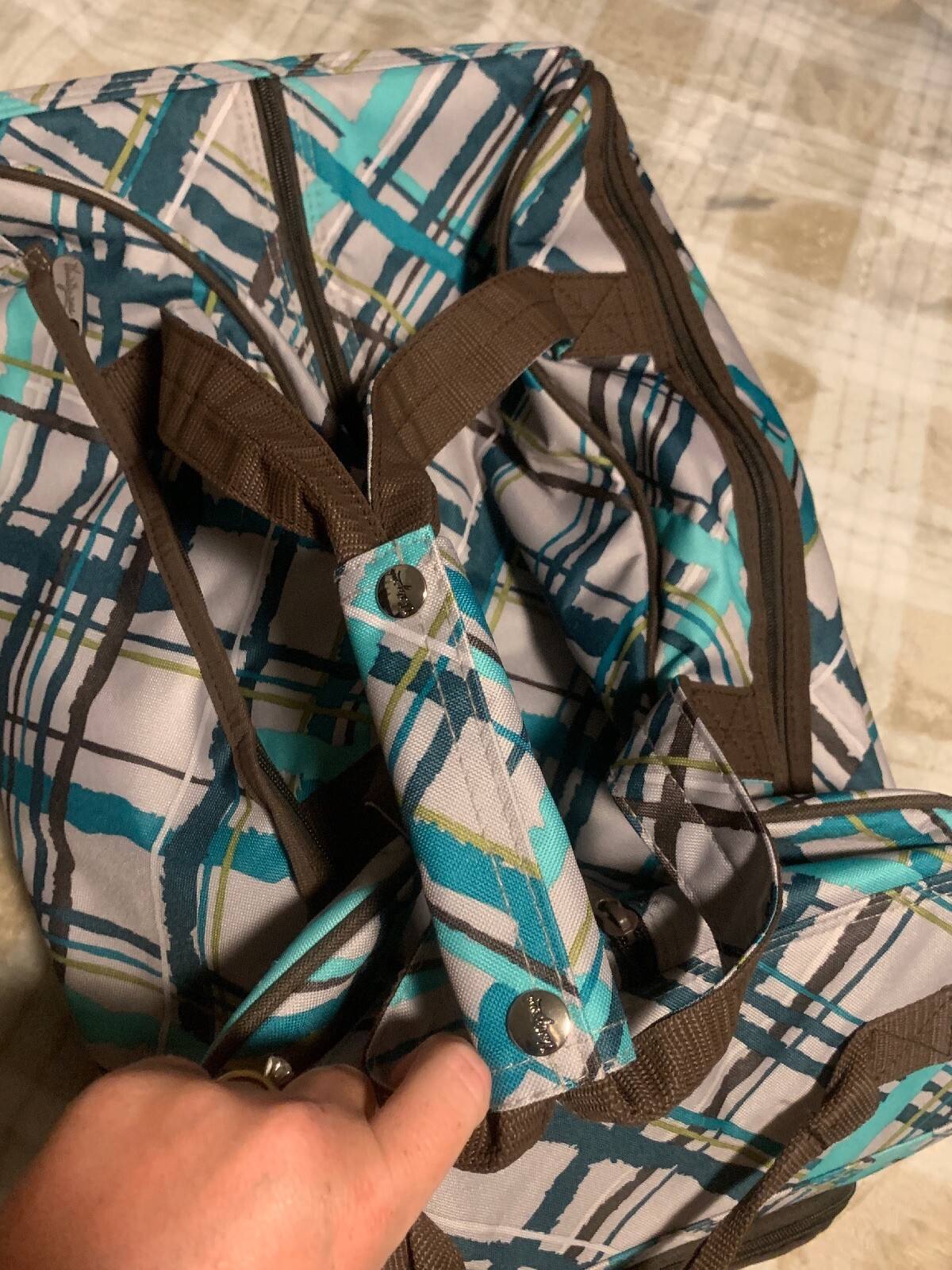 Thirty One Wheeled Carry On Duffle Bag | eBay