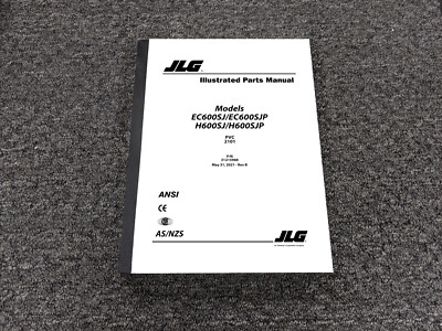 JLG EC600SJ H600SJ EC600SJP H600SJP Lift PVC 2101 Parts Catalog Manual ...