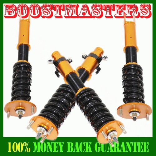 FOR 90-97 Honda Accord COILOVER STRUT SHOCK SUSPENSION KIT GOLD | eBay