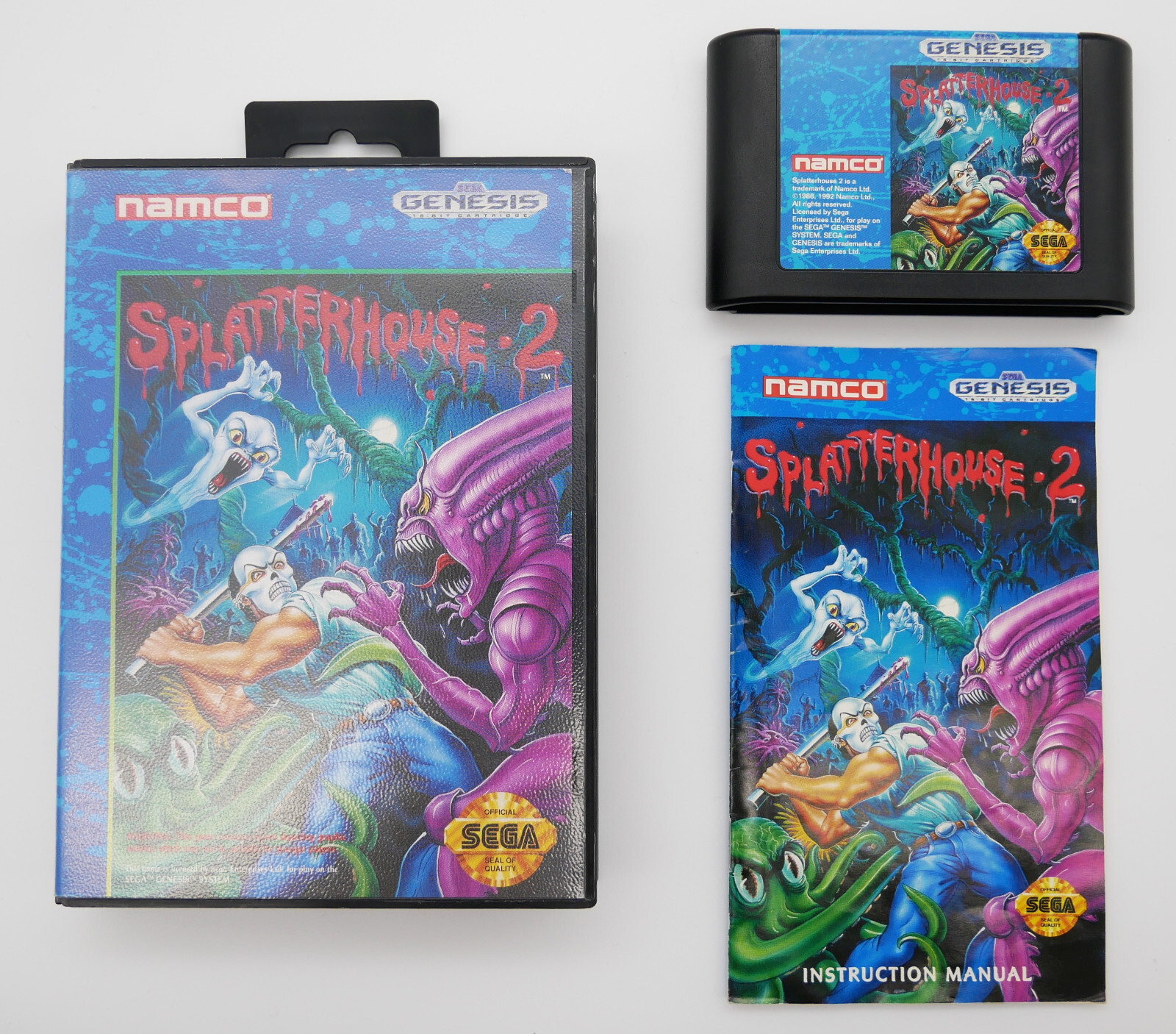 Splatterhouse 2 | SEGA Genesis Mega Drive SMD | komplett in OVP boxed ...