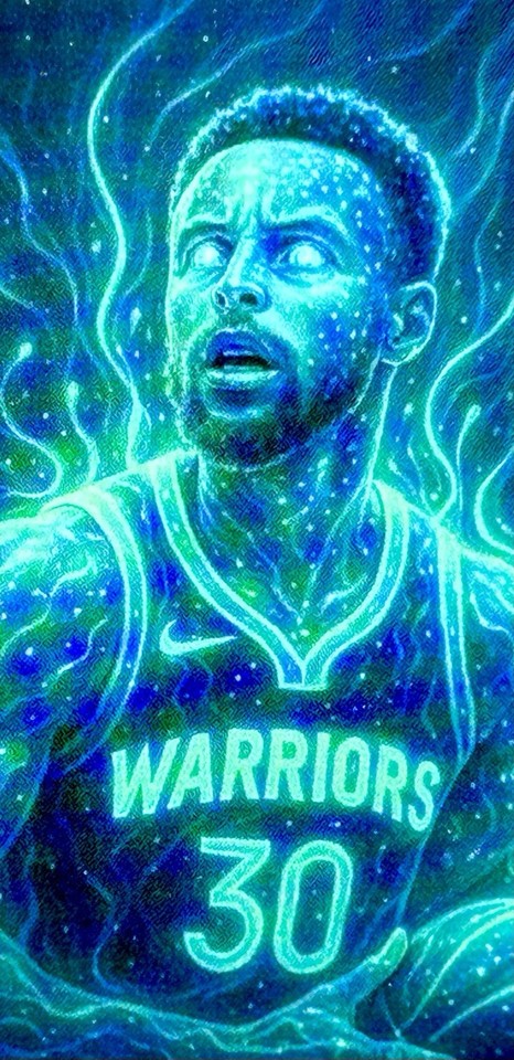 Steph Curry Anime Sport Manga Glow Cartoon Mag - Golden State Warriors ...