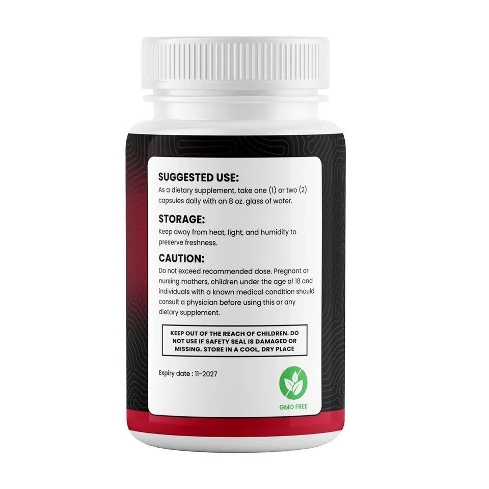 (2 Pack) Bruno Pills for Men Advanced Male Performance & Energy Pills ...