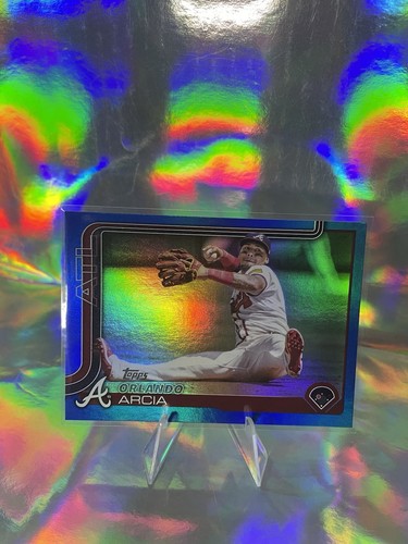 2025 Topps Series 1 - Orlando Arcia #154 Blue Rainbow /150 for sale ...