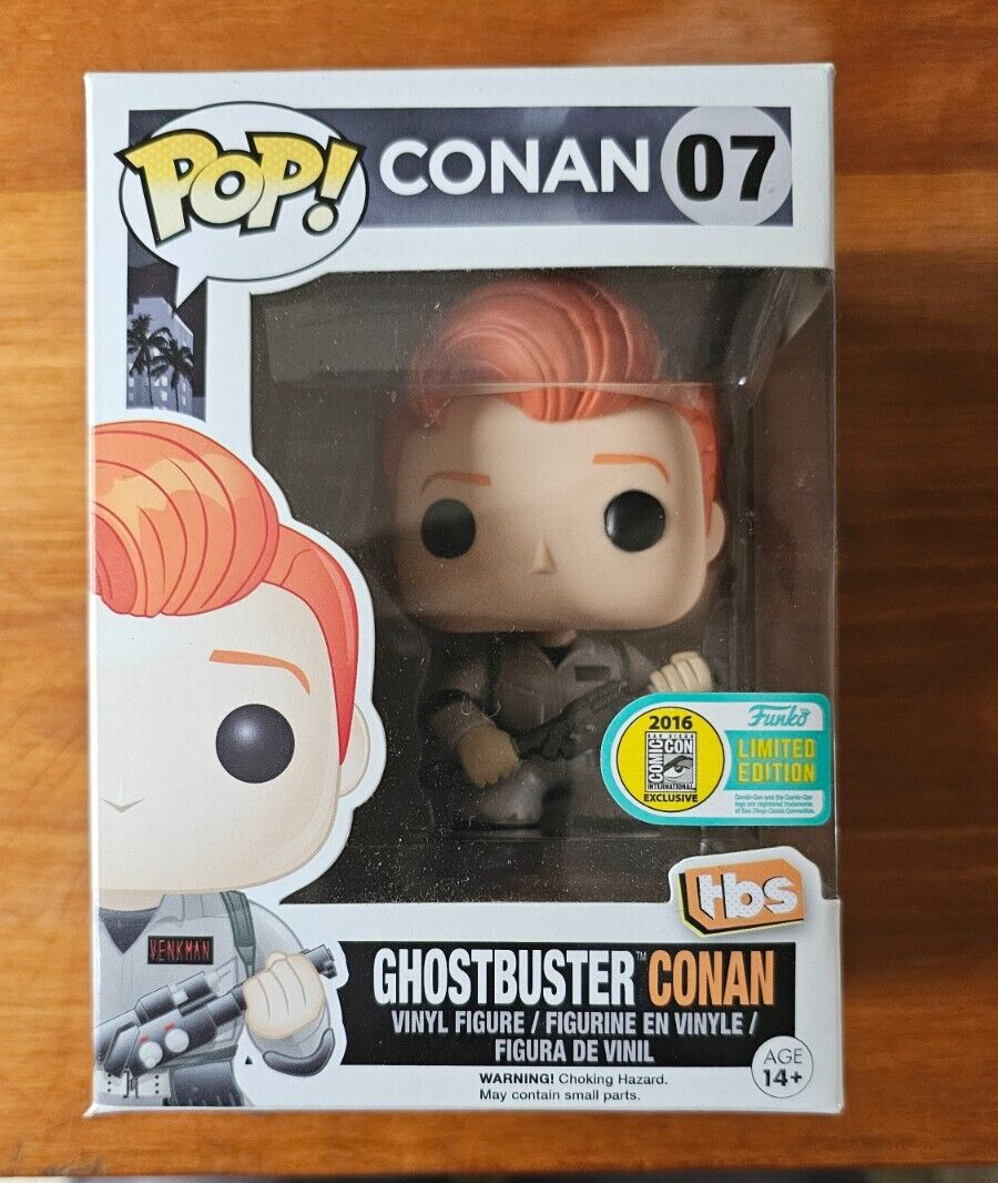 Funko POP! TV: Conan O'Brien Show - Ghostbuster Conan, San Diego Comic ...