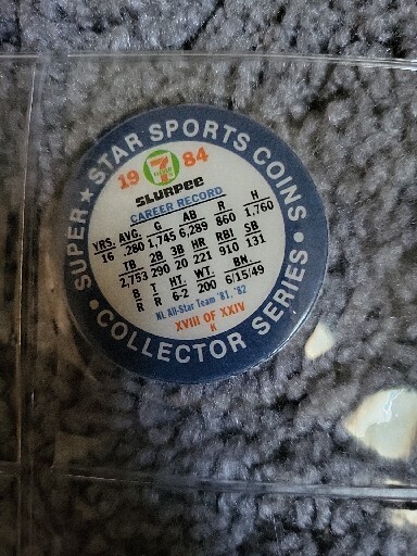 1984 7 Eleven Baseball Slurpee Disc Dusty Baker Near mint-Mint | eBay