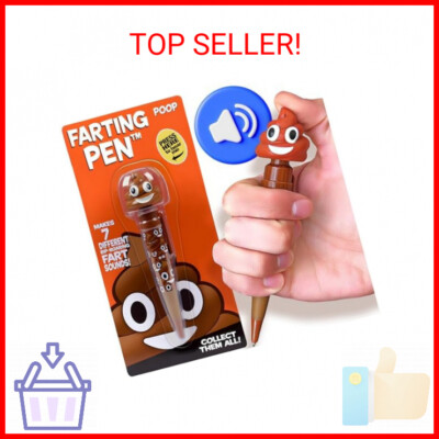 Farting Poop Pen Makes 7 Funny Fart Sounds - Perfect Stocking Stuffers ...