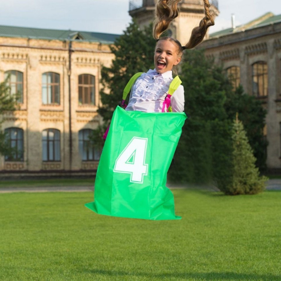 4pcs Easy To Carry Kids Jumping Bags Kangaroo Jumping Bag Sack Race Bag ...