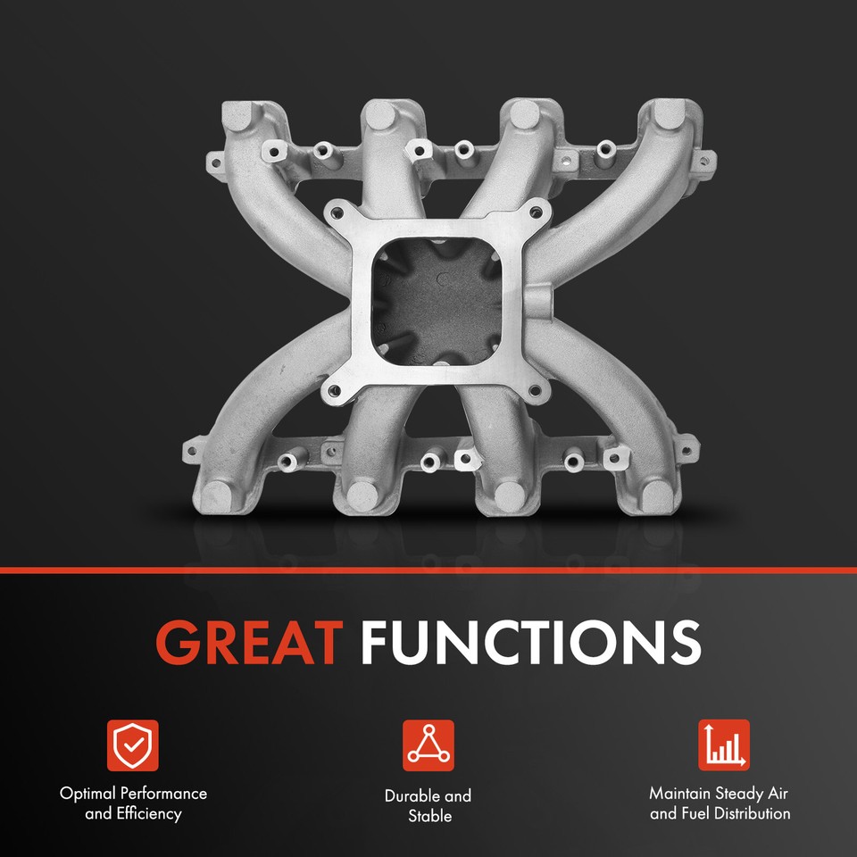 Single Plane Carb Intake Manifold for GM LS Gen III or IV LS3/L92 Chevy ...