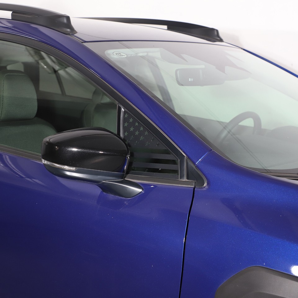 Car Front Triangle Glass Decal Vinyl For Subaru Crosstrek 2024+ US Flag ...