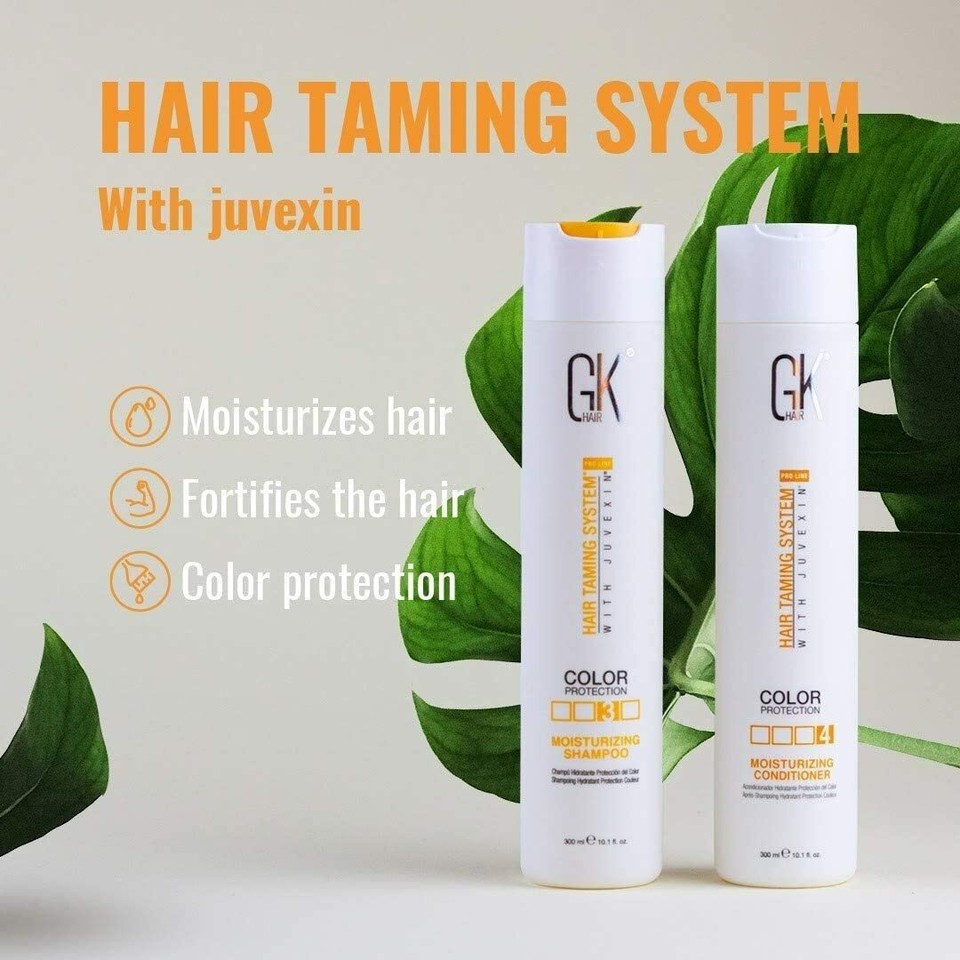 GK Hair Moisturizing Shampoo and Conditioner 300ml Travel Set Dry ...