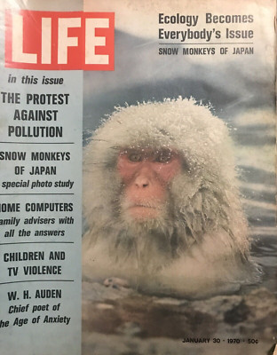 JANUARY 1970 LIFE MAGAZINE ECOLOGY ISSUE POLLUTION PROTEST HOME ...