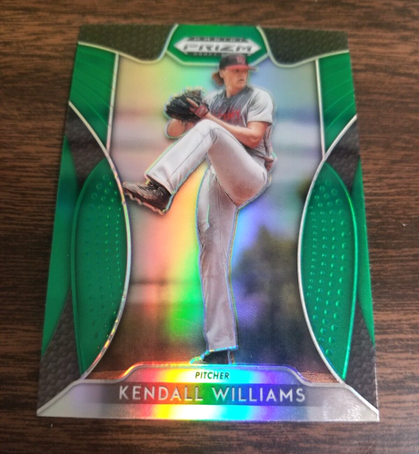 KENDALL WILLIAMS 2019 PANINI PRIZM DRAFT CARD #56 DODGERS (ROOKIE GREEN ...