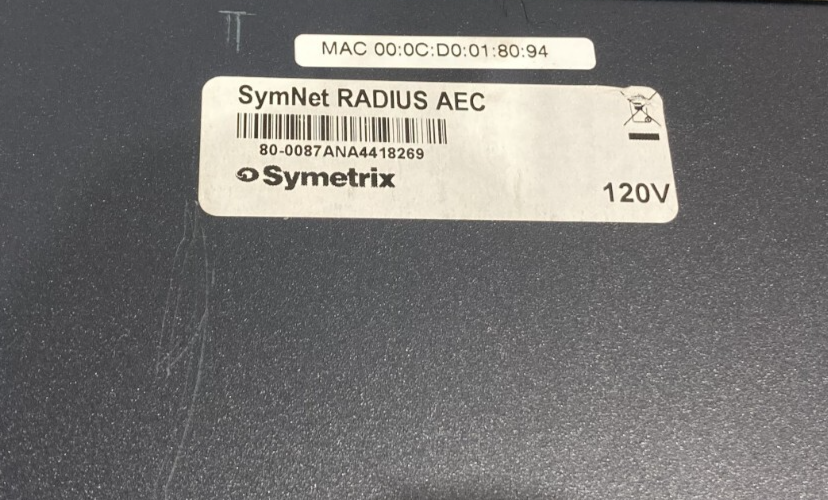 Symetrix SymNet RADIUS AEC Digital Signal Processor | eBay