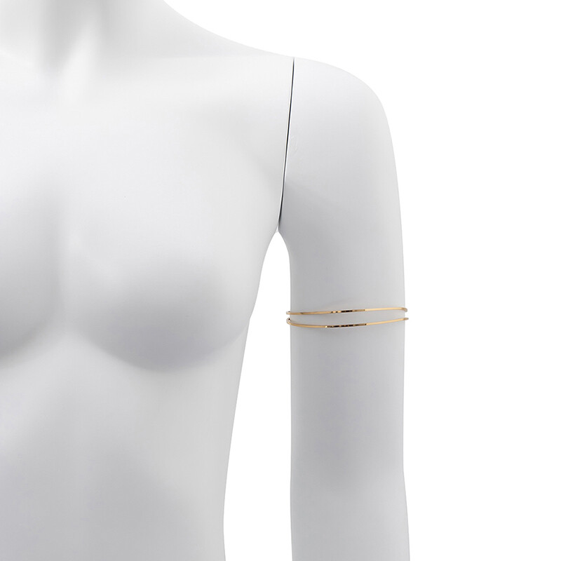 Punk Armlet Adjustable Upper Arm Cuff Minimalist Bangle Armband Arm ...