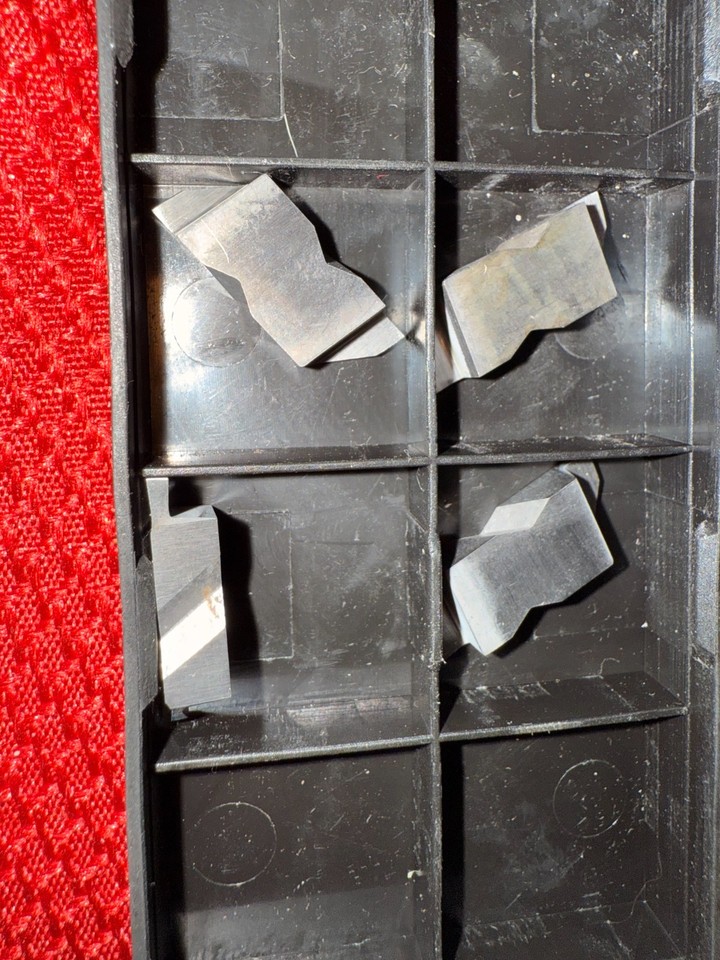 NEW Pack of 5 Cobra Carbide Notched Grooving Inserts R/H # NG 3062R C550 vh2 | eBay