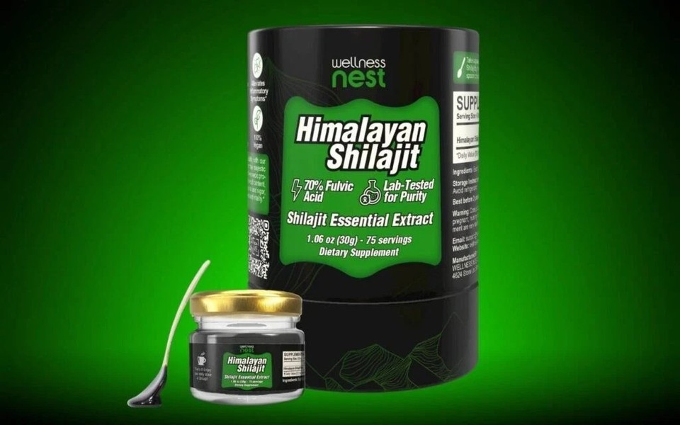 Wellness Nest Pure Himalayan Shilajit Essential Extract – 30 g / 75 ...