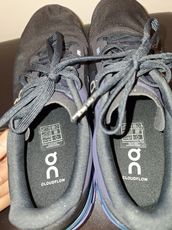 On Cloud Cloudflow 4 Shoes Mens Black Storm Blue 3MD30100340 Running ...