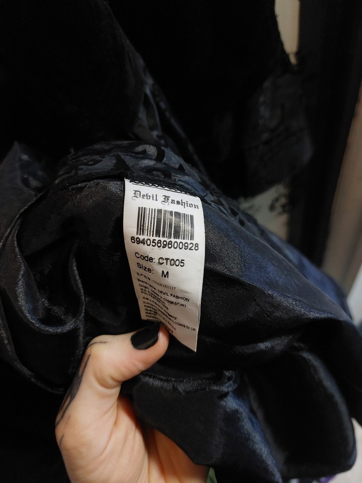 Devil Fashion Damask Light Coat Jacket Dress Size M | eBay UK