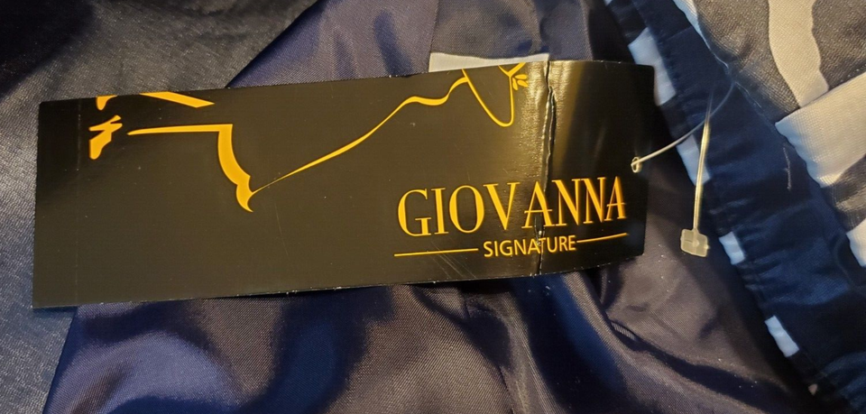NWT Giovanna Signature 3PC Navy White Formal Skirt Suit Tank Size 20W ...
