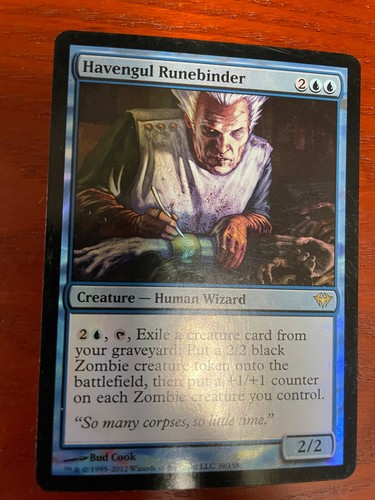 MTG Havengul Runebinder Foil CARD SINGLE USED EXCELLENT CONDITION SEE ...