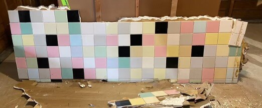 Stylon Mid Century Modern Green 4.25x4.25 inch Vintage Ceramic Tile | eBay